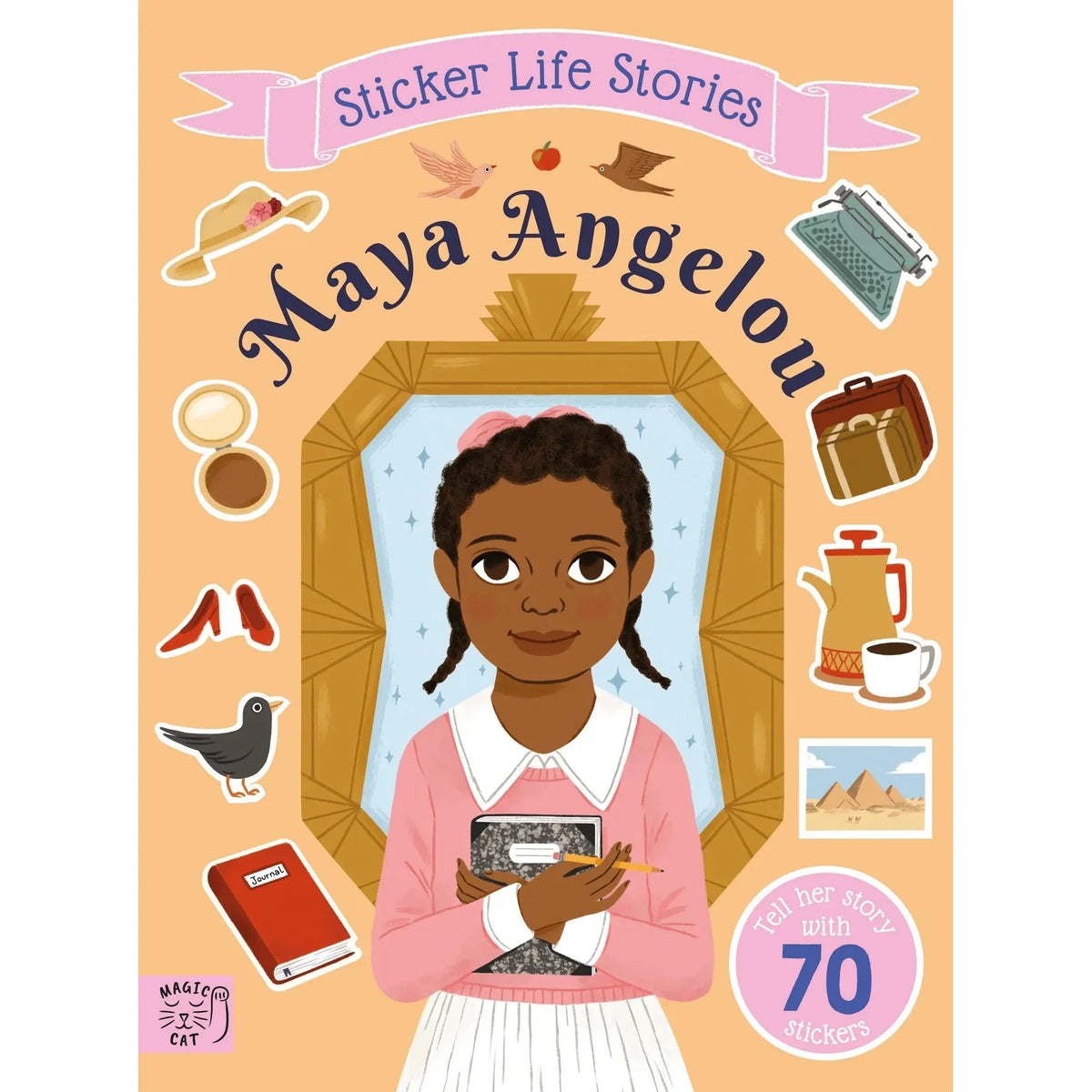 Sticker Life Stories - Maya Angelou - Evie Daye - UK | Scout & Co