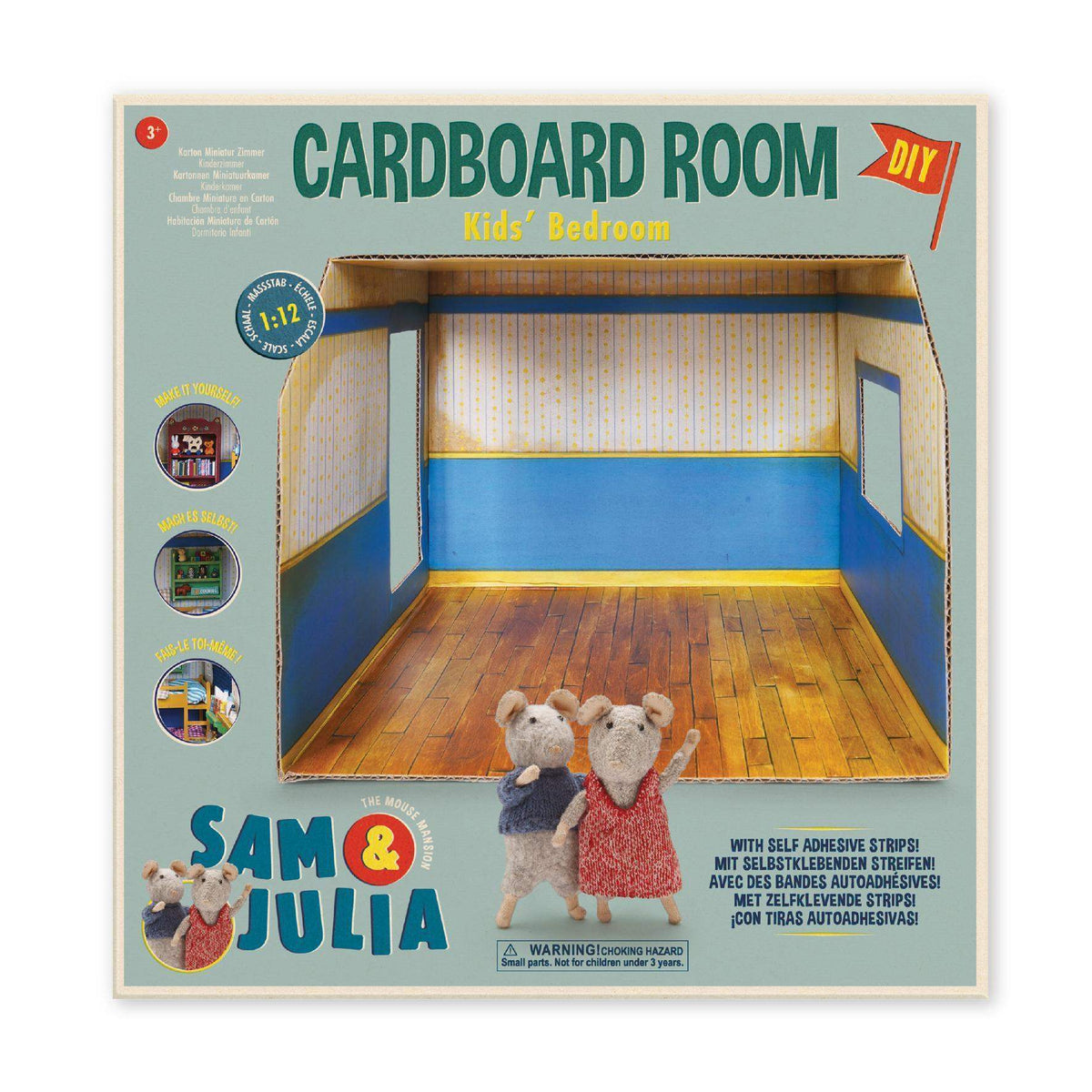 Sam & Julia: Mouse Mansion - Cardboard Room Kids Bedroom | Scout & Co