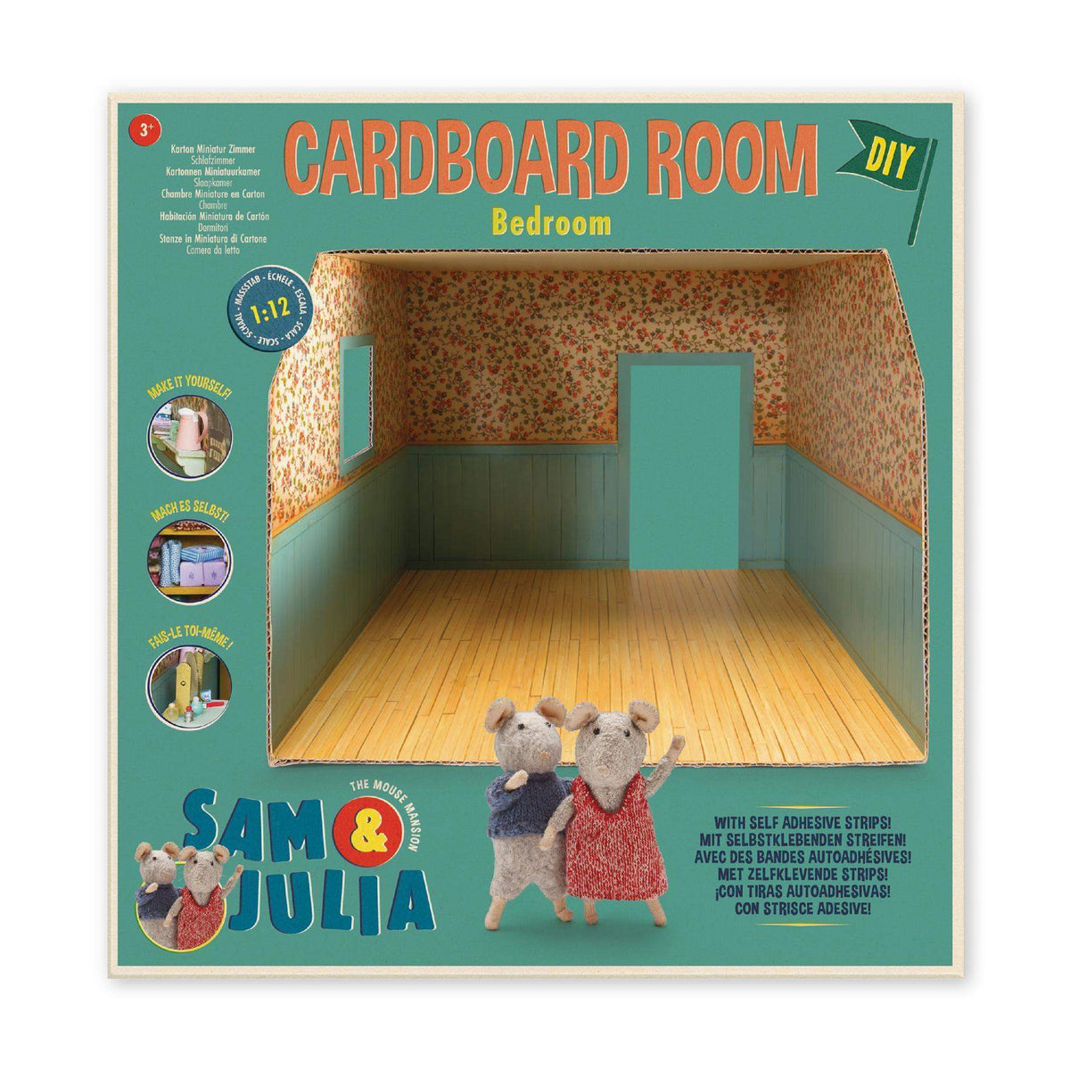 Sam & Julia: Mouse Mansion - Cardboard Bedroom - UK | Scout & Co
