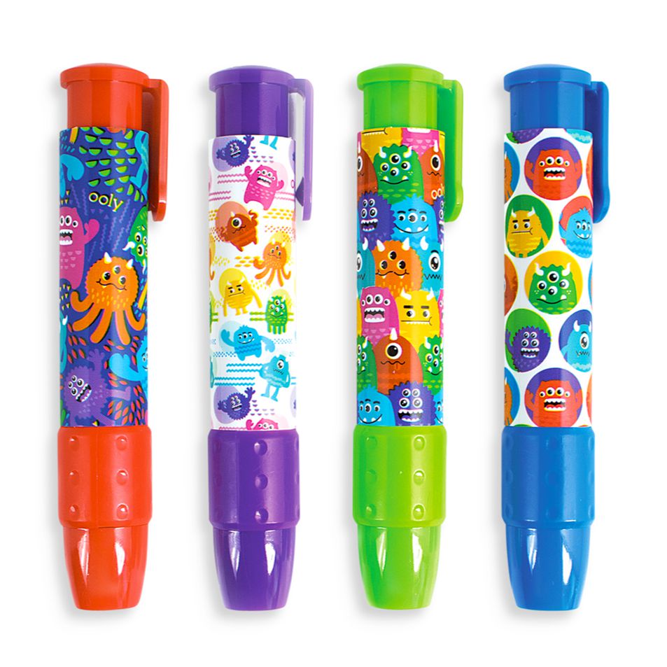 Ooly - Monster Click It erasers - set of 8 - UK Stockist | Scout & Co