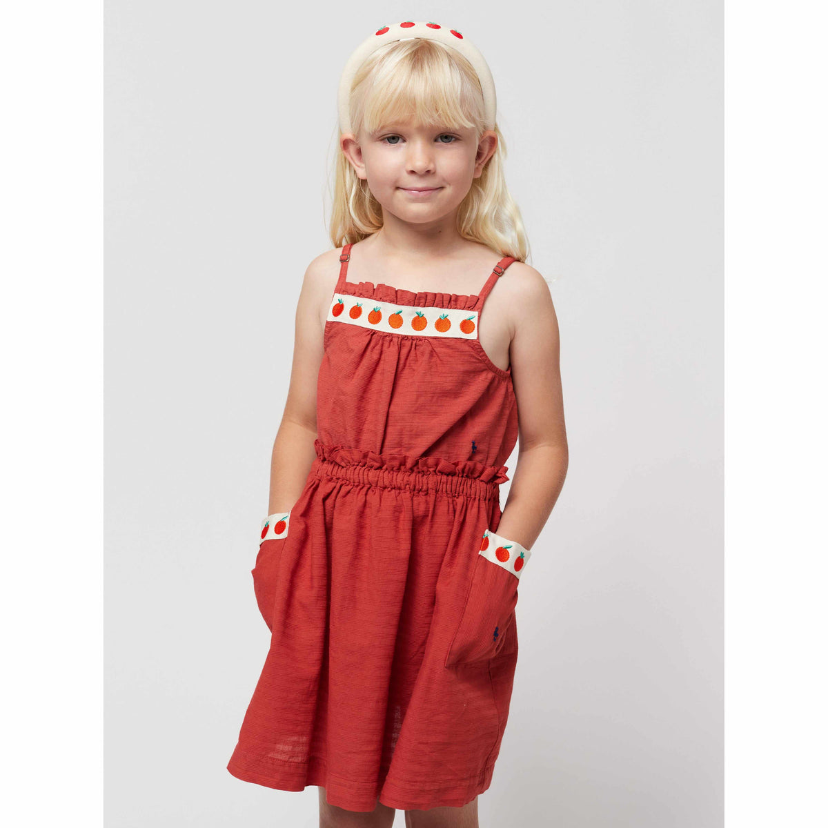 Bobo Choses Tomato Woven Top - SS24 UK Stockist | Scout & Co