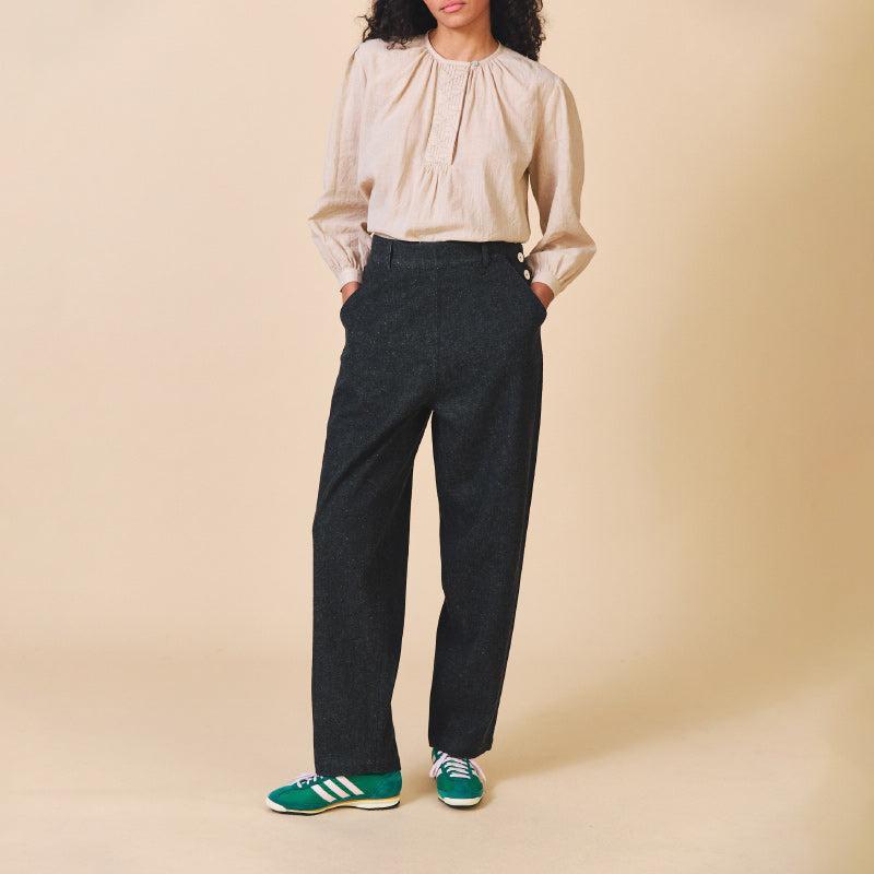 Sideline - Pia Jeans - Grey - AW25 UK Stockist | Scout & Co