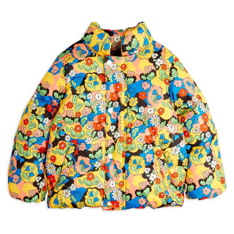 Mini Rodini - Flowers City Puffer Jacket - UK Stockist | Scout & Co