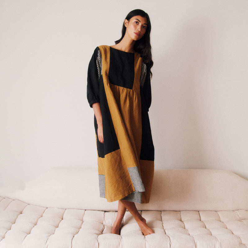 Sideline - Winnie Dress - Patchwork - SS26 UK Stockist | Scout & Co