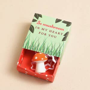 Lisa Angel - Tiny Matchbox Ceramic Token - Mushroom - UK | Scout & Co