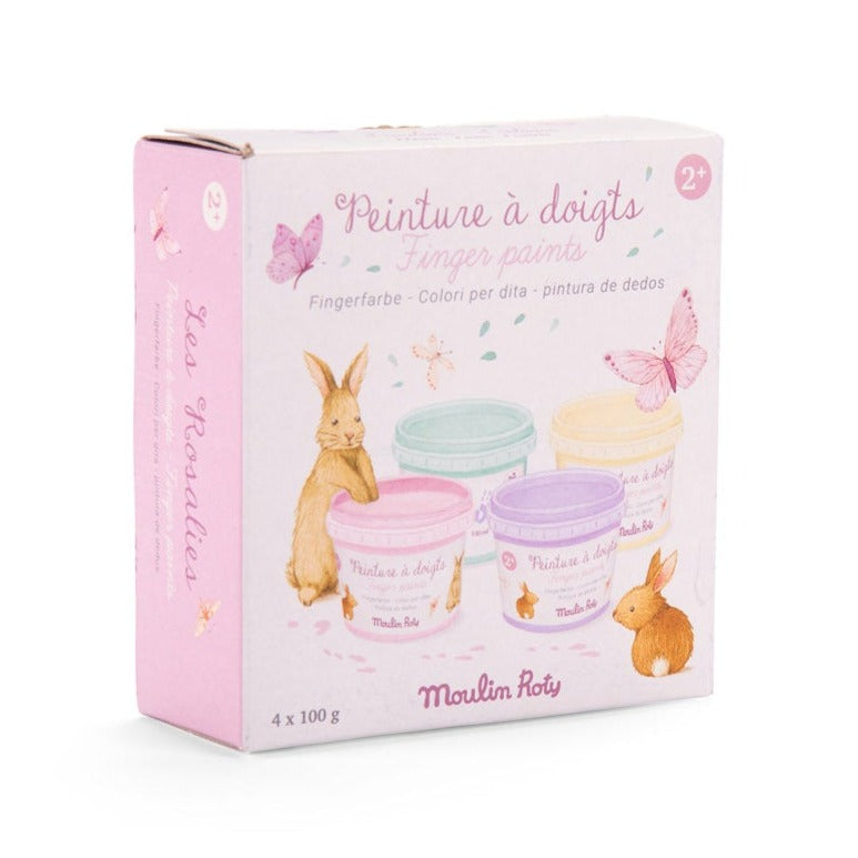 Moulin Roty - Pastel Finger Paints - UK Stockist | Scout & Co
