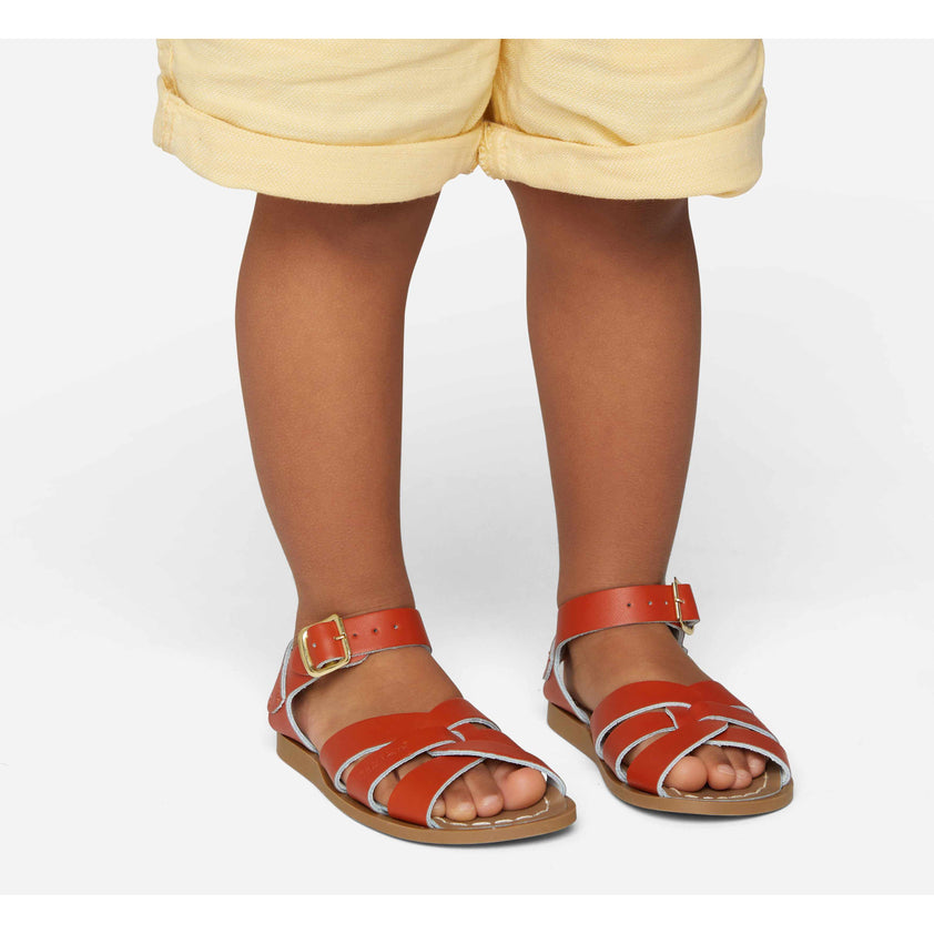 Saltwater Original Sandals Kids - Paprika - UK Stockist | Scout & Co