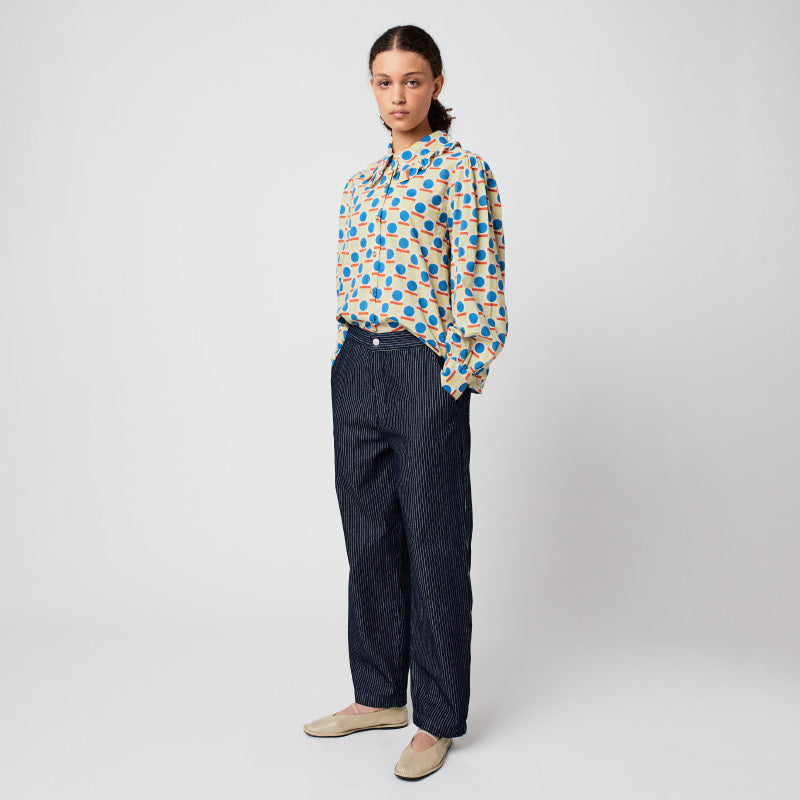 Bobo Choses Woman - Pinstripe Relaxed Jeans - UK Stockist | Scout & Co