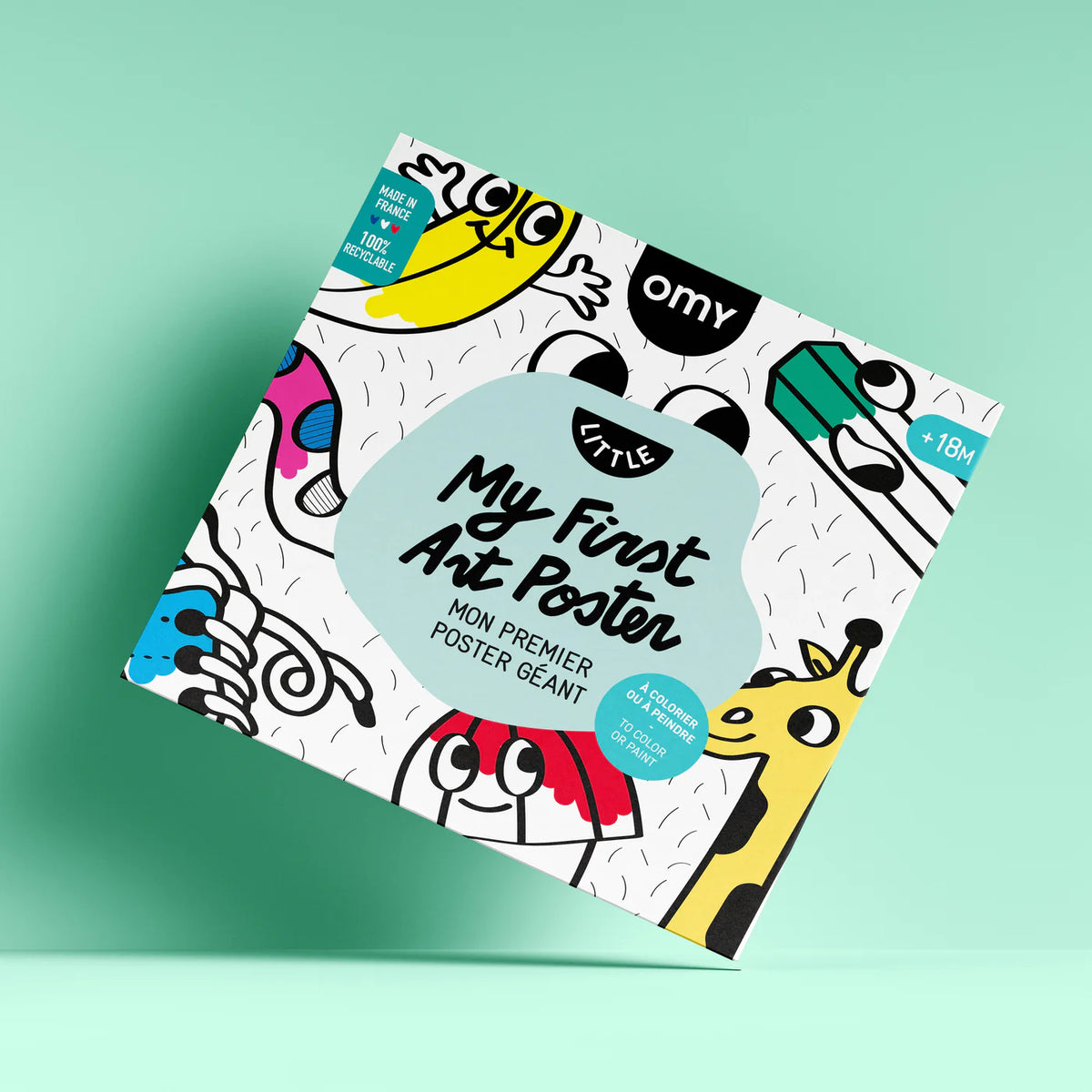 OMY - My First Art Poster - Giant Colouring - UK Stockist | Scout & Co