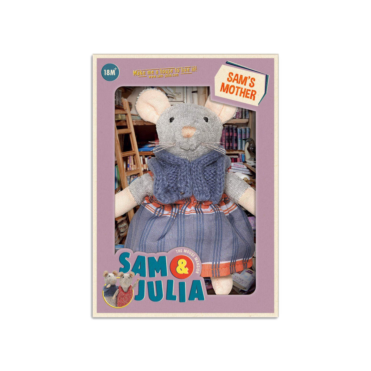 Sam & Julia: Mouse Mansion Sam's Mother Toy - UK Stockist | Scout & Co