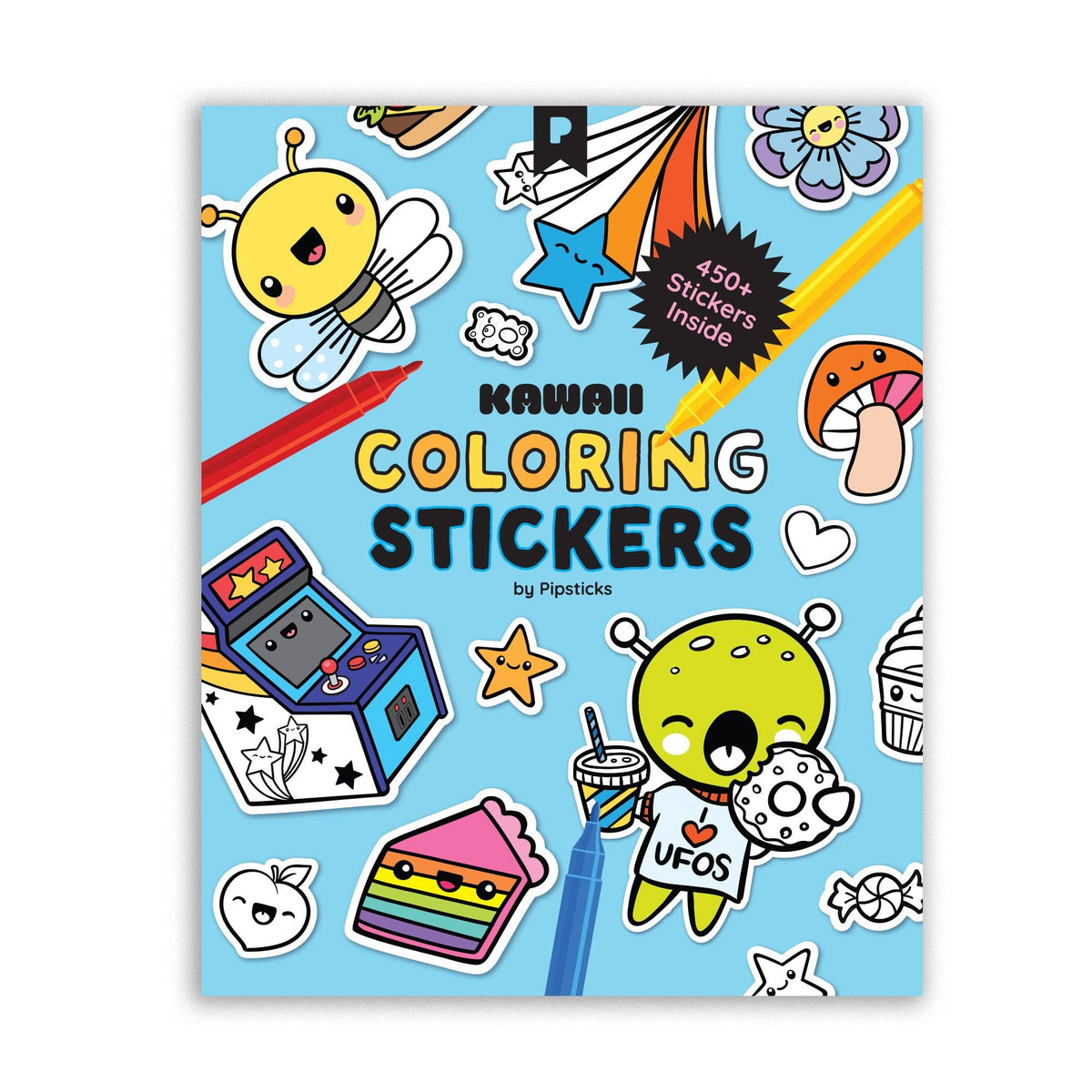 Pipsticks - Kawaii Colouring Stickers book - Volume 1 | Scout & Co