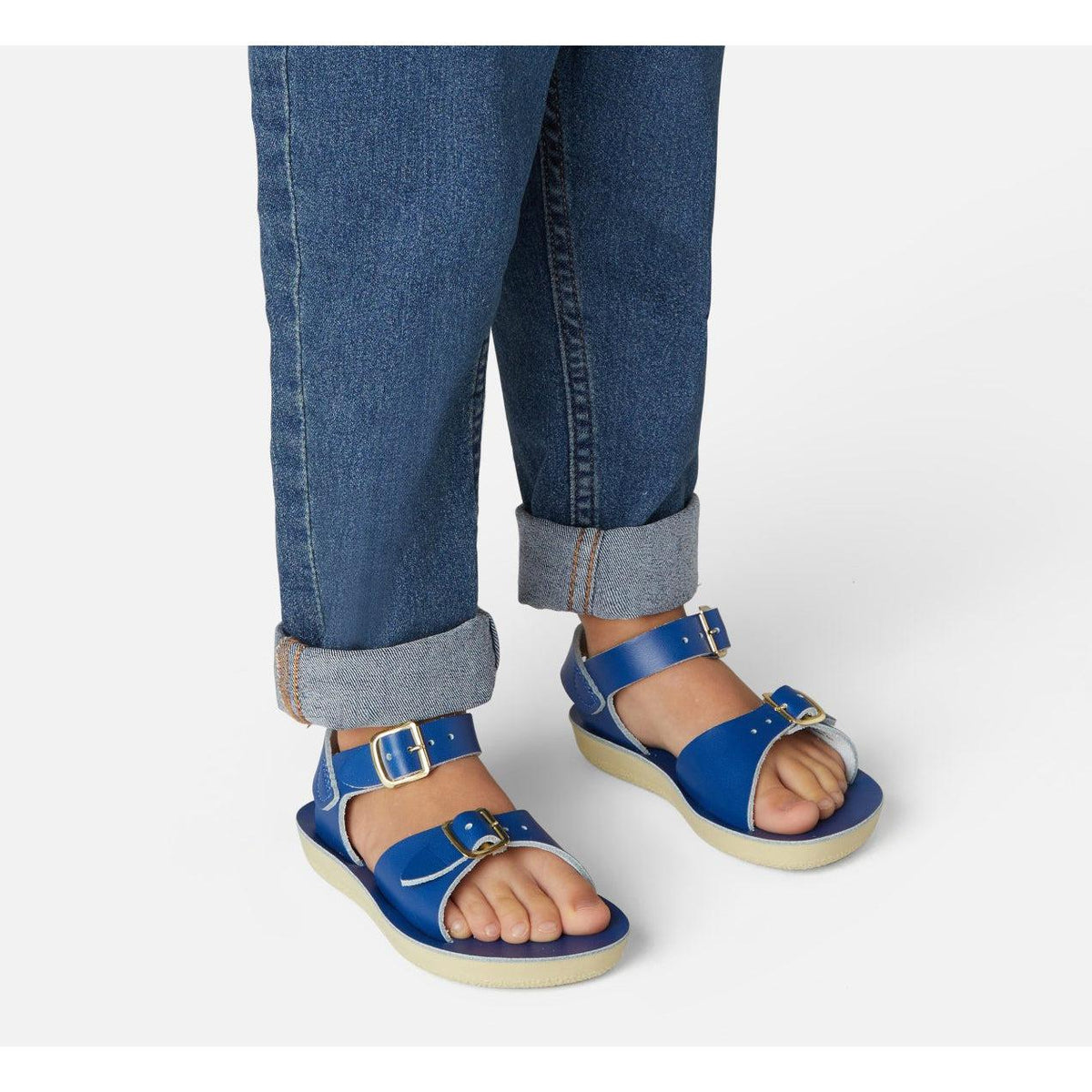 Saltwater Surfer Children's Sandals Cobalt - UK Stockist | Scout & Co